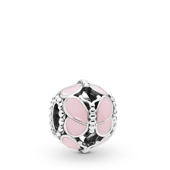 Pandora | Jewelry | Authentic Pandora Pink Butterfly Charm | Poshmark
